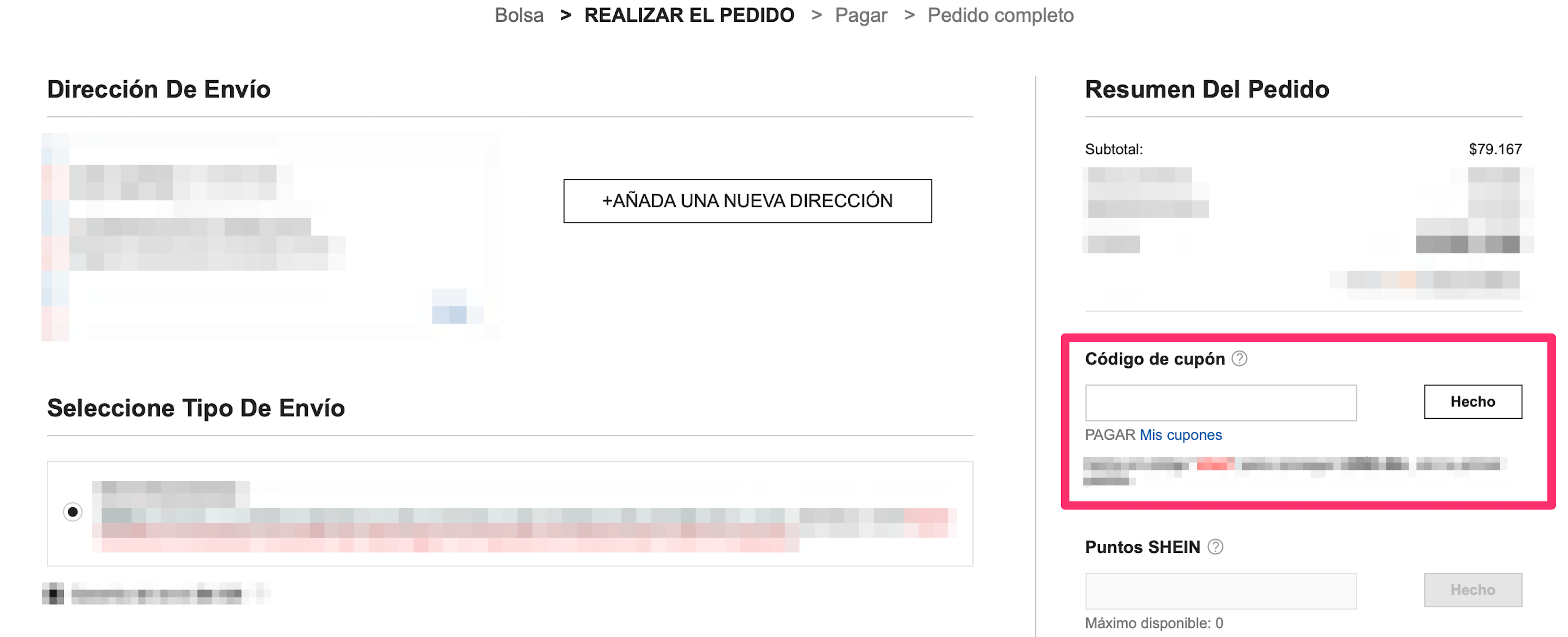 Cupones Shein: 57% / 55% descuento - junio 2026